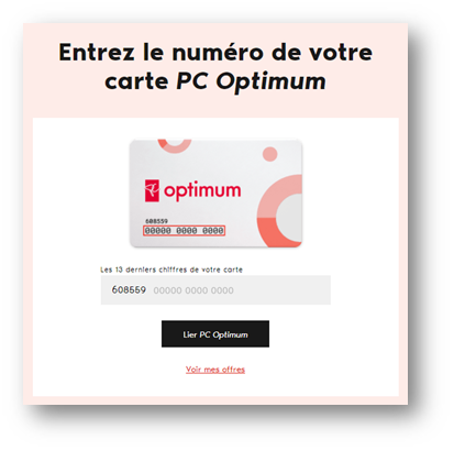 Comment ajouter une carte sur PCOptimum.ca