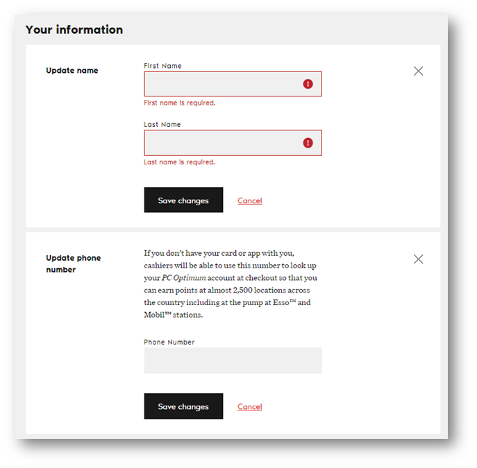How to Update Your Personal Information on Your PC Optimum Account