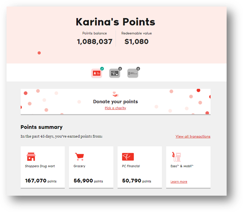 How to View Your Transaction History on Your PC Optimum Account