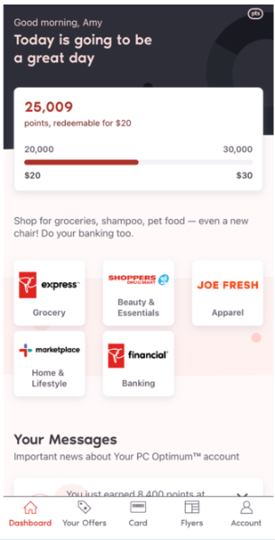 How to Donate Points on the PC Optimum App