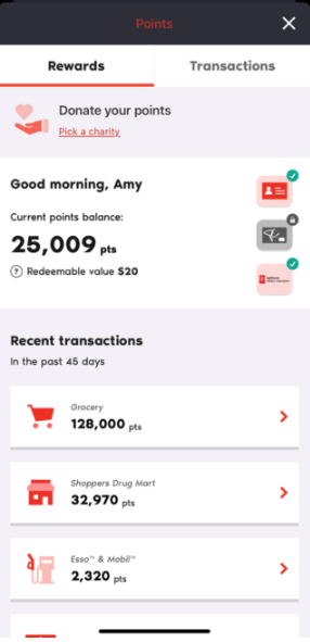 How to Donate Points on the PC Optimum App
