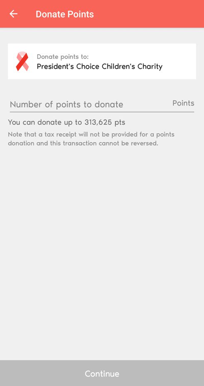 How to Donate Points on the PC Optimum App