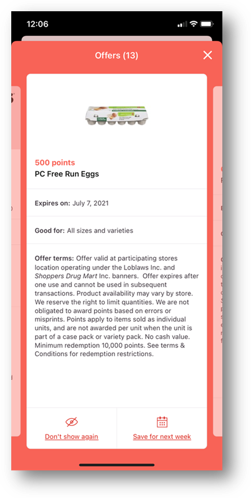 How to Check Your Offer Details on Your PC Optimum Account