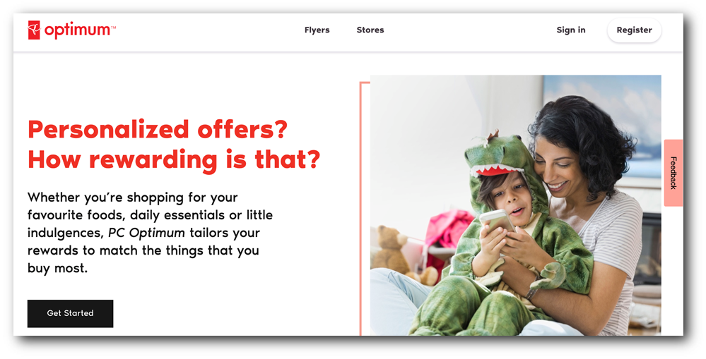 Registering on PCOptimum.ca