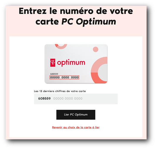 Inscription sur PCOptimum.ca