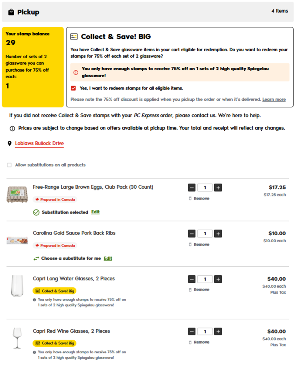 How do I redeem Collect & Save stamps?