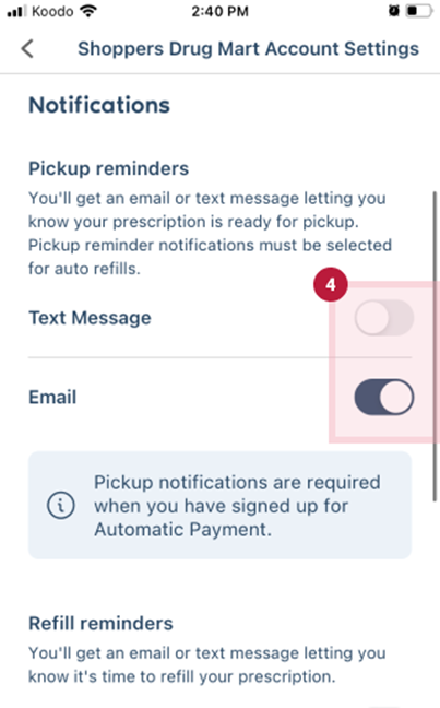 Manage your prescription notifications in the 𝘗𝘊 𝘏𝘦𝘢𝘭𝘵𝘩 app
