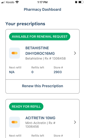 Create a Prescription Management account in the 𝘗𝘊 𝘏𝘦𝘢𝘭𝘵𝘩 app