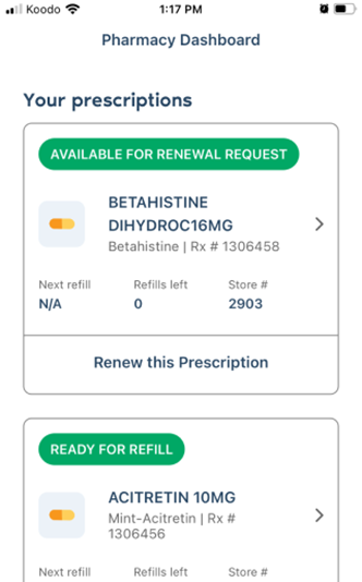 Create a Prescription Management account in the 𝘗𝘊 𝘏𝘦𝘢𝘭𝘵𝘩 app